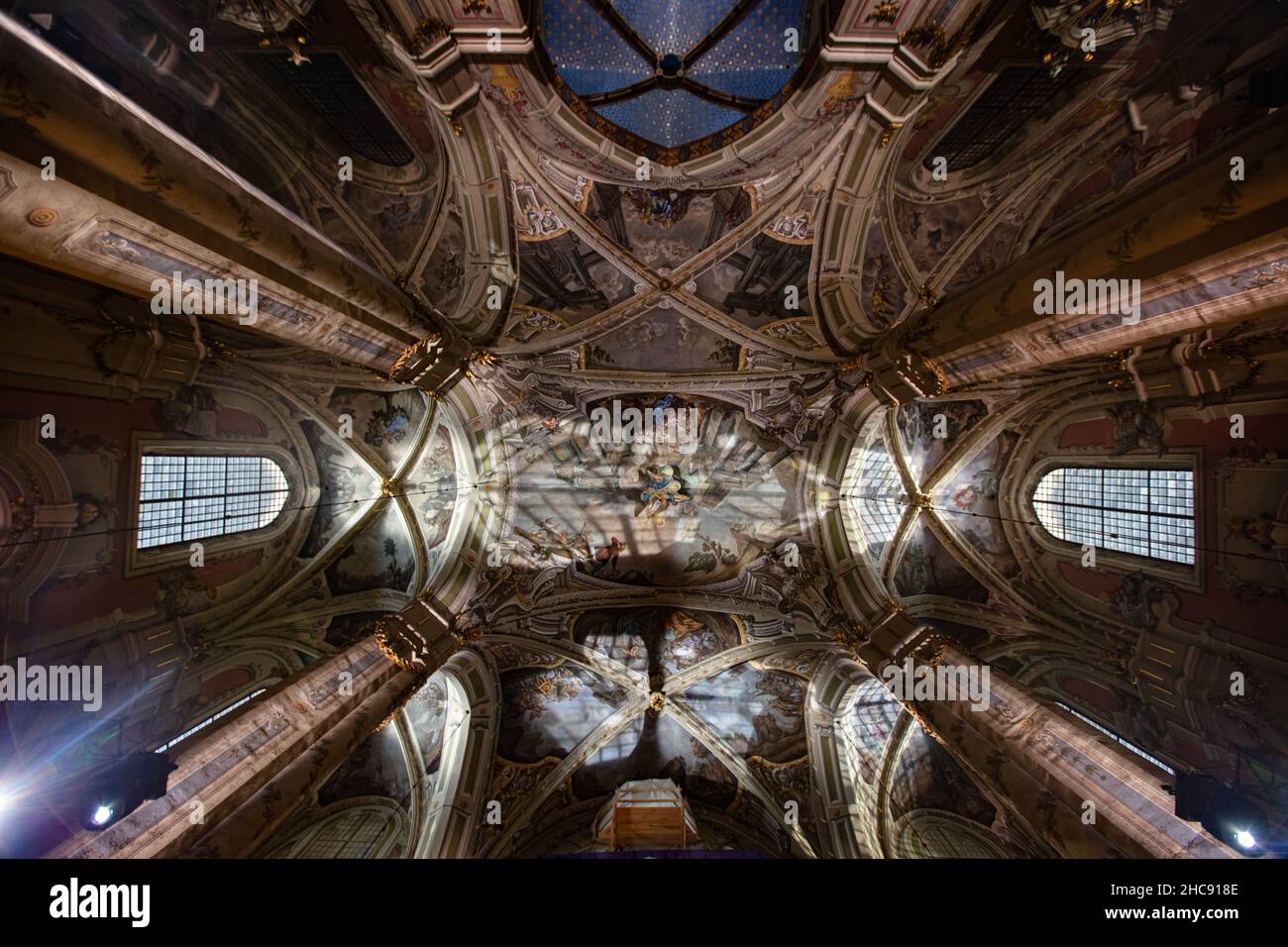 Lviv, Ukraine - December 25, 2021: Interior of The Archcathedral ...