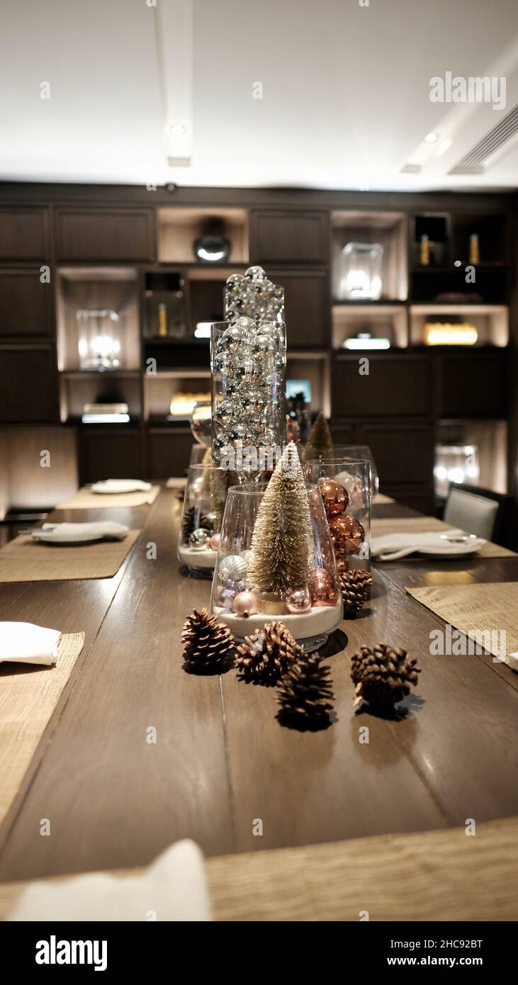 Christmas Tree Dinner Table Decorations JW Marriott Hotel Bangkok ...