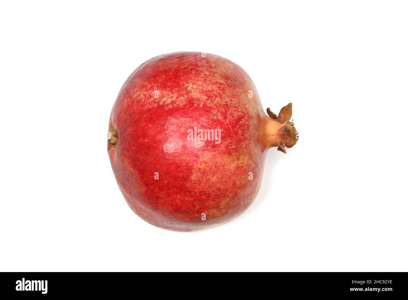 Ripe Fresh Garnet fruit isolated on white background. High resolution ...