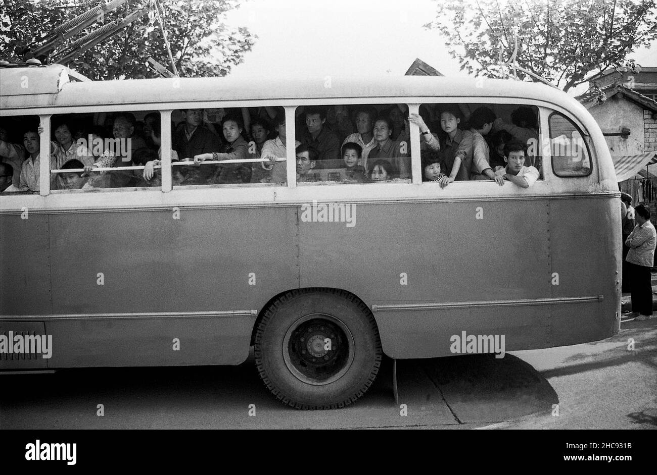 Retro public transport Black and White Stock Photos & Images - Alamy