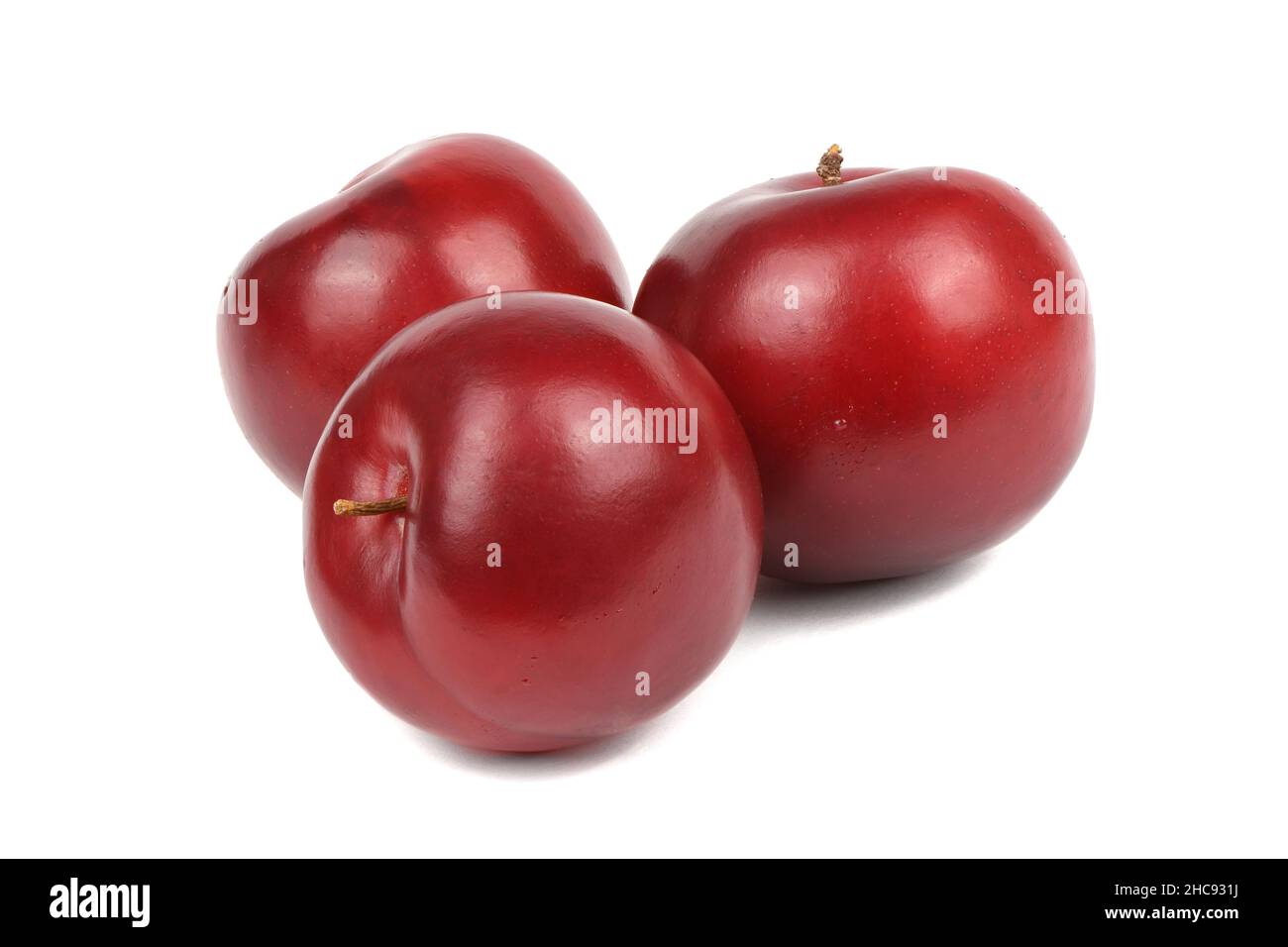 Ripe plum fruit isolated on white background. High resolution photo ...