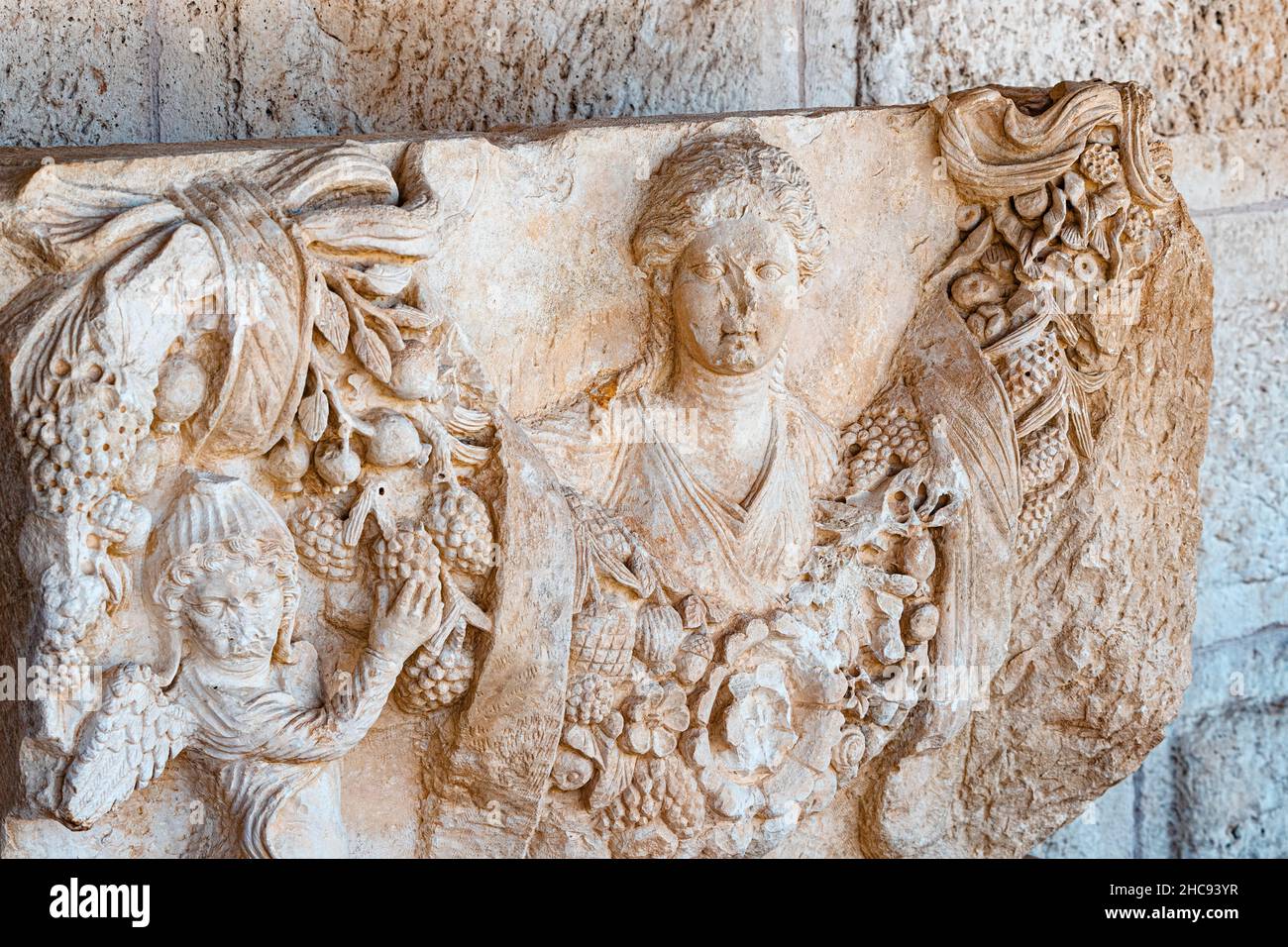 Bas-relief ancient Greek art. Archaeology and Art History concept Stock ...