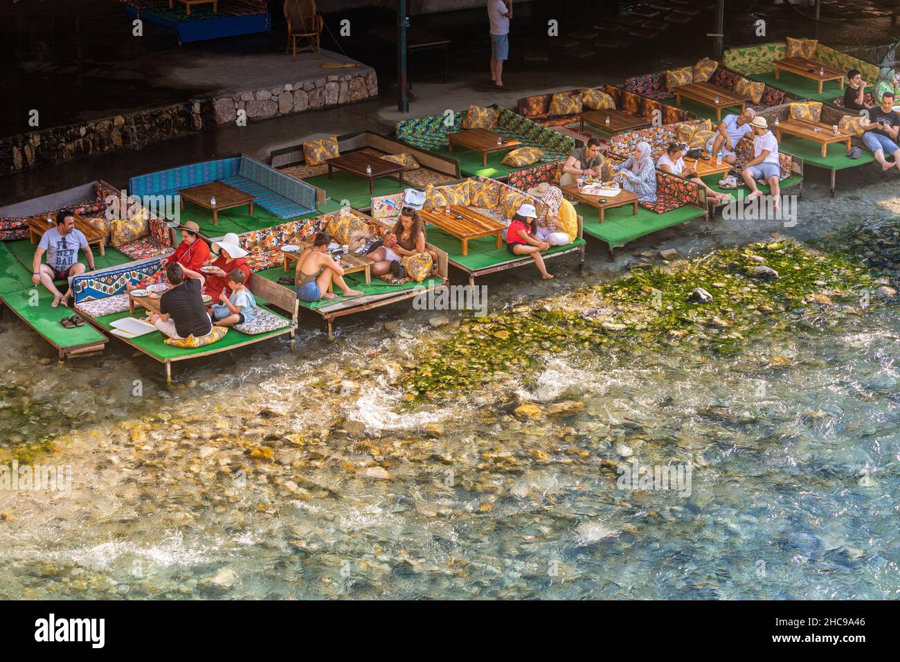 27 August 2021, Saklikent canyon, Turkey: Traditional Turkish ...