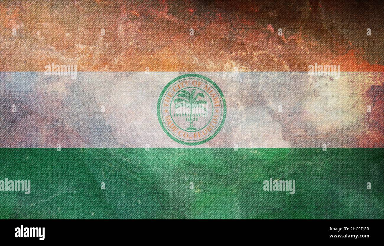 Flag of miami hi-res stock photography and images - Alamy