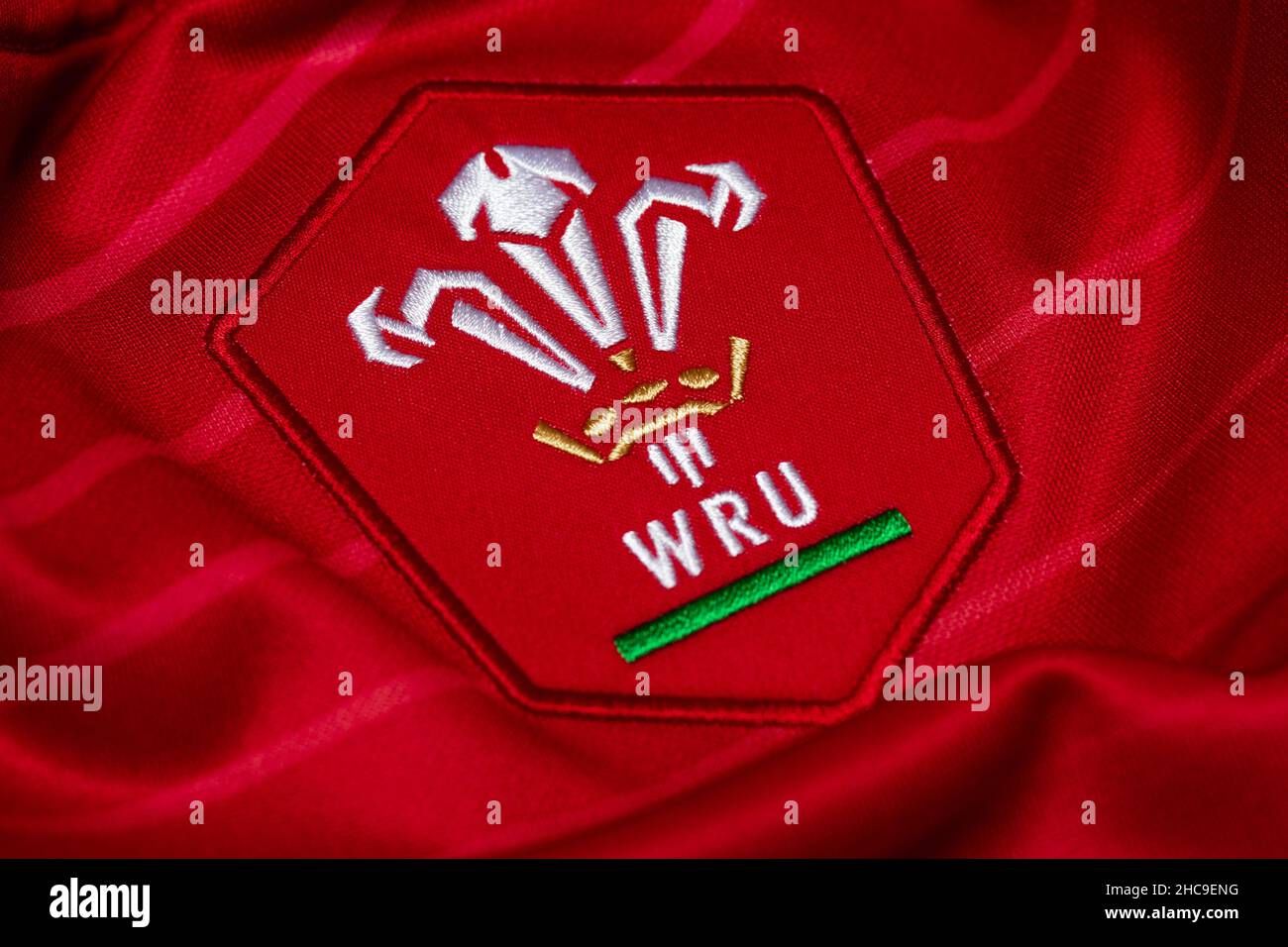 Welsh rugby union crest hi-res stock photography and images - Alamy