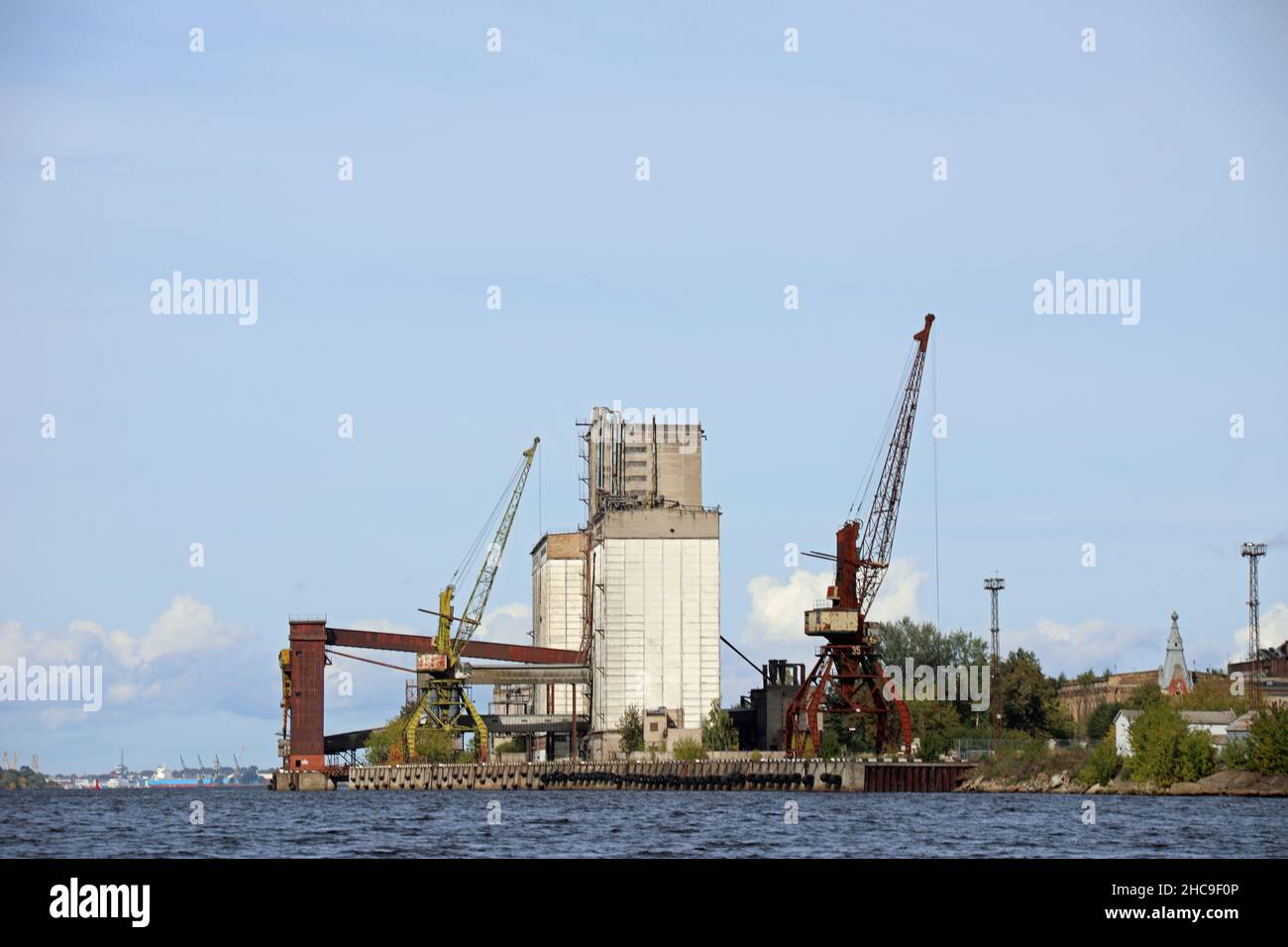 Rigas ostas elevators hi-res stock photography and images - Alamy
