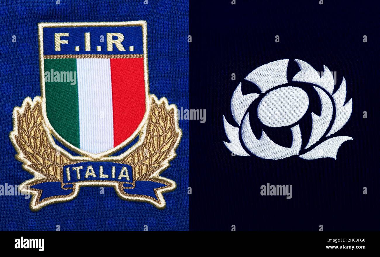 Scottish national rugby union team hi-res stock photography and images ...