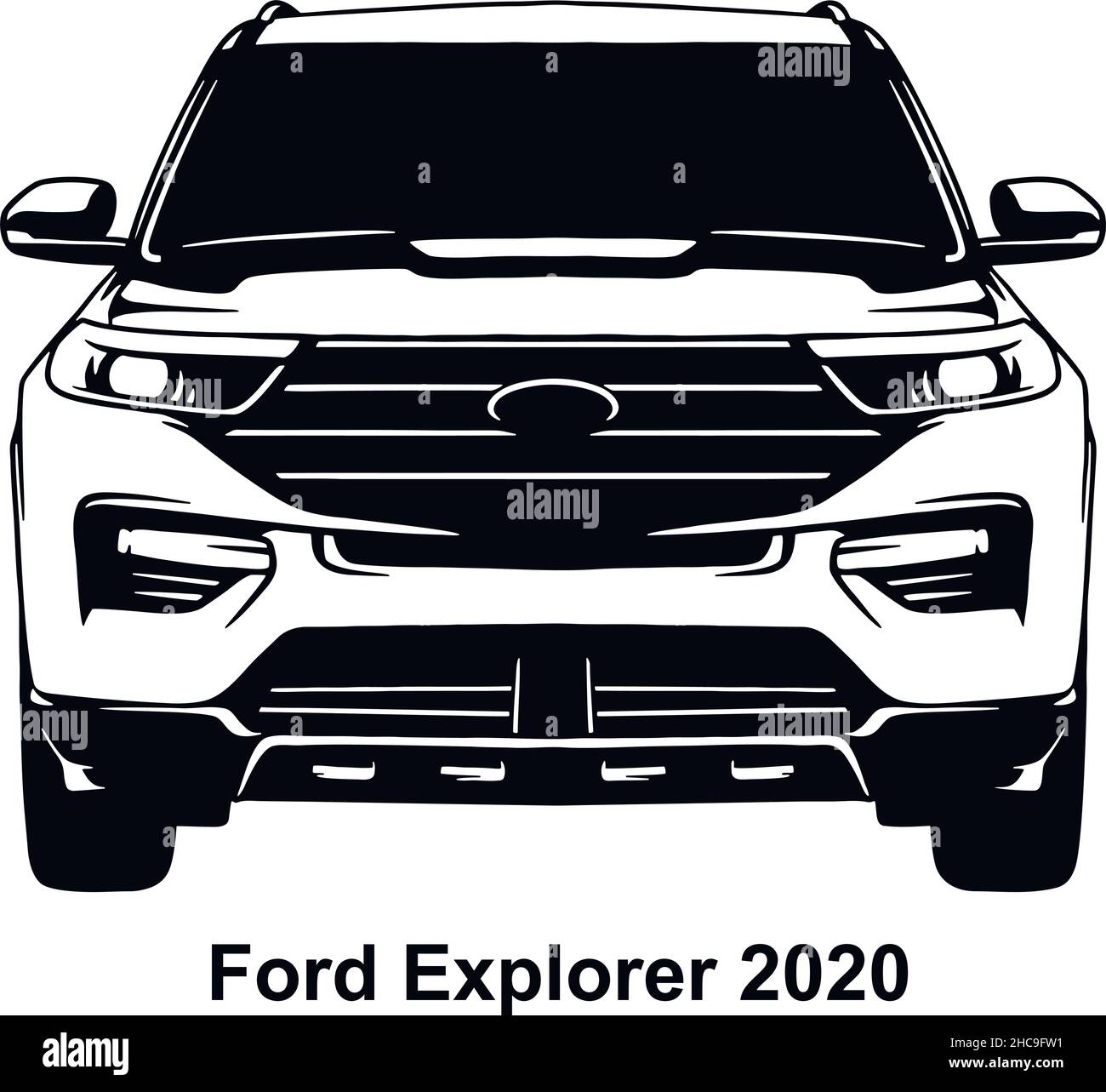 Suv Car - 4x4, off-road pickup truck vector isolated on white Stock ...