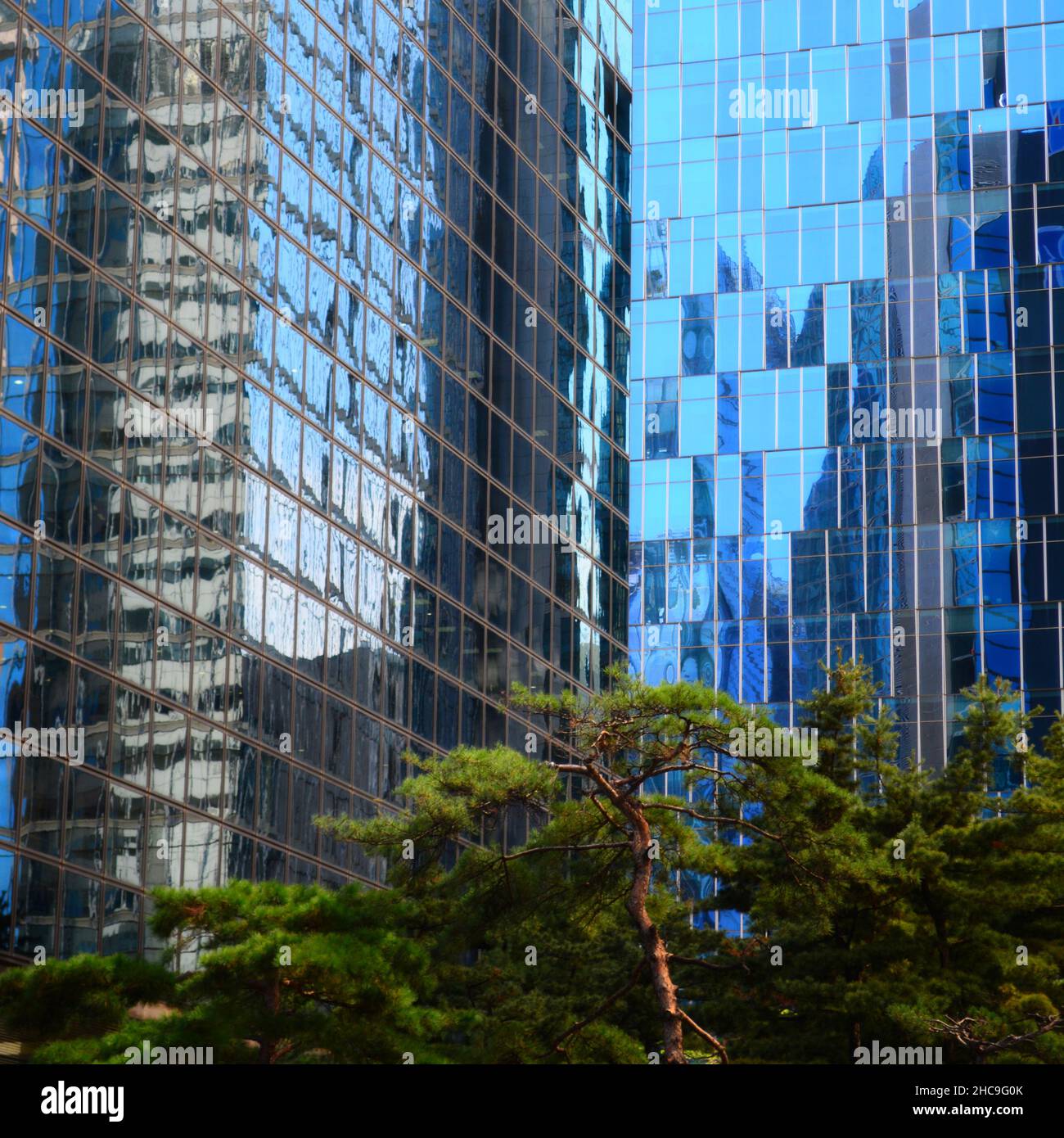 Vertical shot of office buildings Stock Photo - Alamy