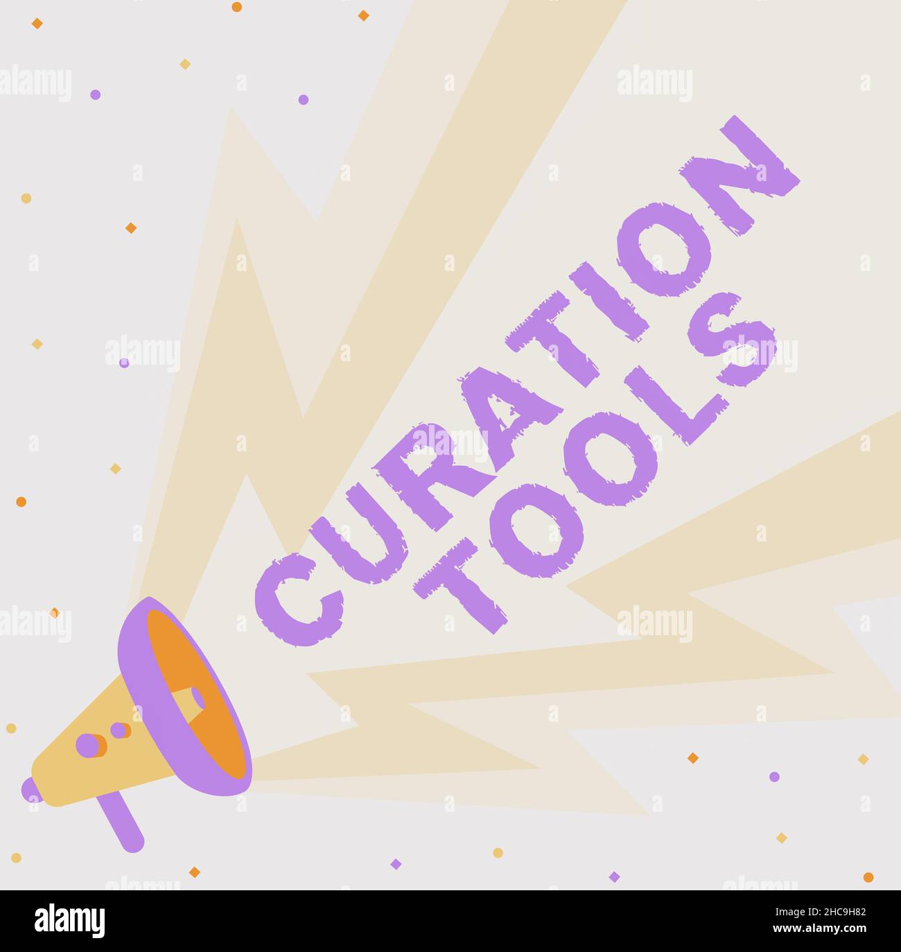 Sign displaying Curation Tools. Business approach Software used in ...