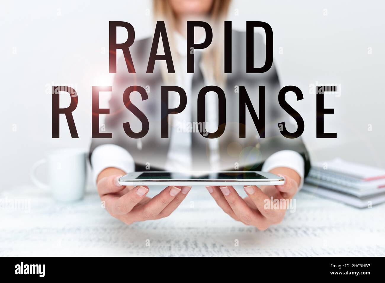 Sign displaying Rapid Response. Business showcase Medical emergency ...