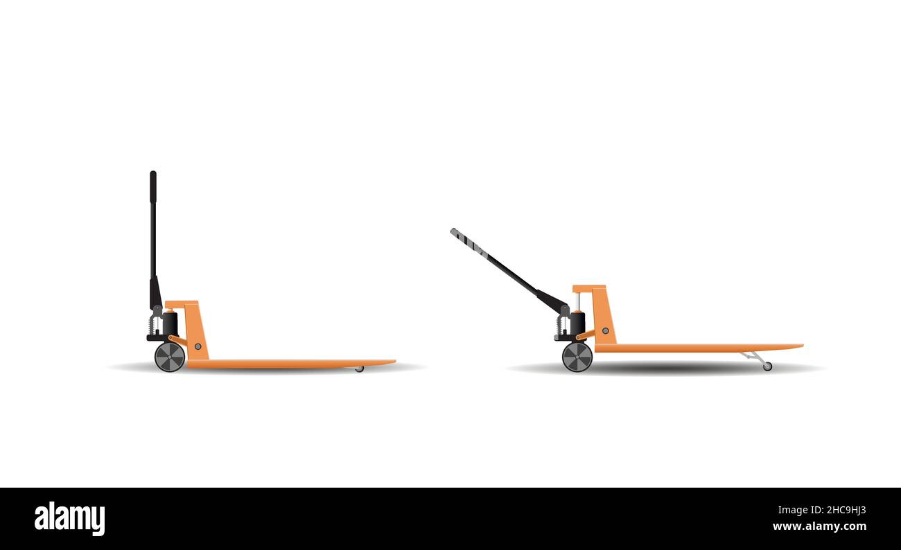 Pallet jacks Stock Vector Images - Alamy