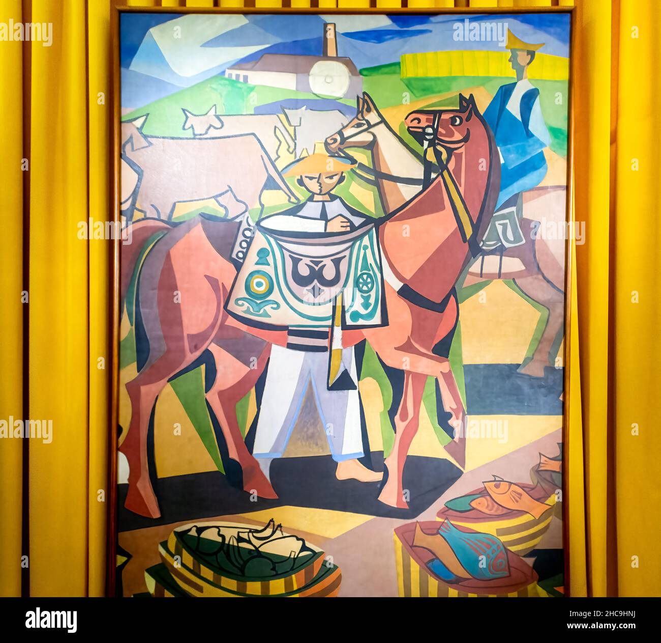 Art in the Museum Banco do Brasil, Rio de Janeiro, Brazil Stock Photo ...