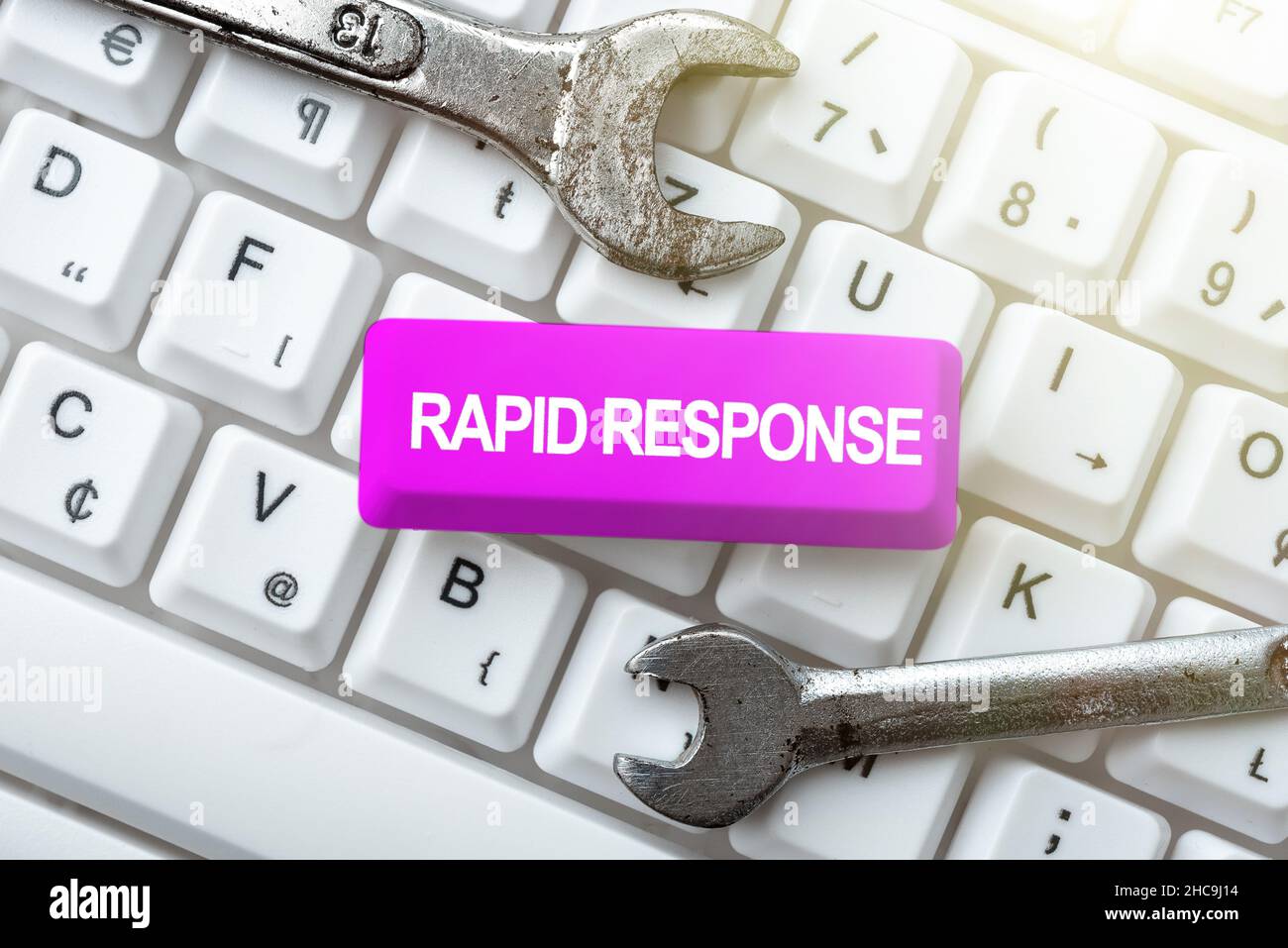 Inspiration showing sign Rapid Response. Word Written on Medical ...