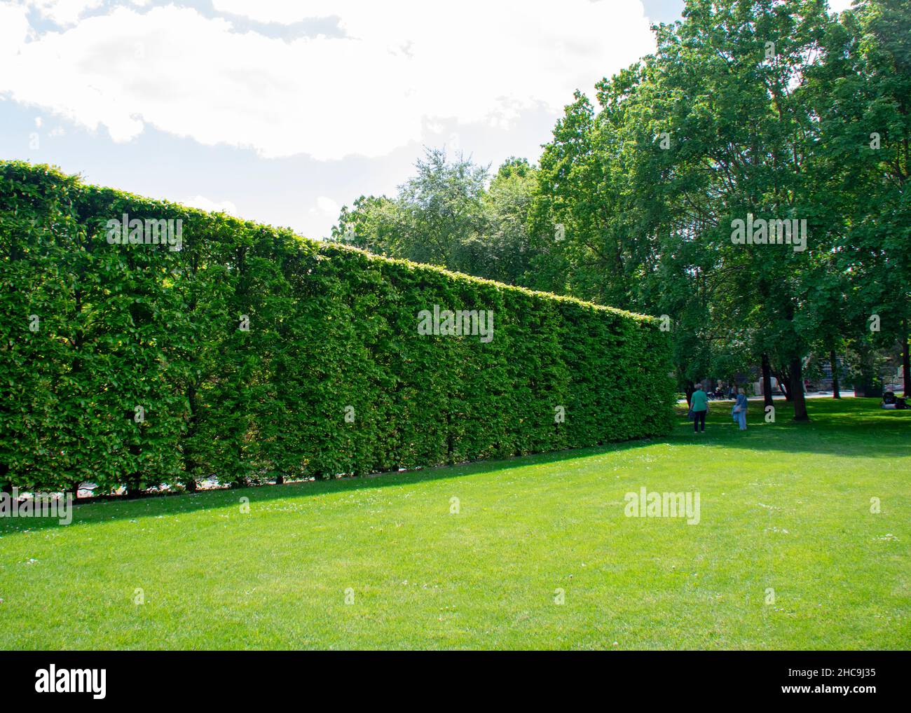 Scenic landscape of Jewish garden in Garten der Welt Marzahn Berlin ...