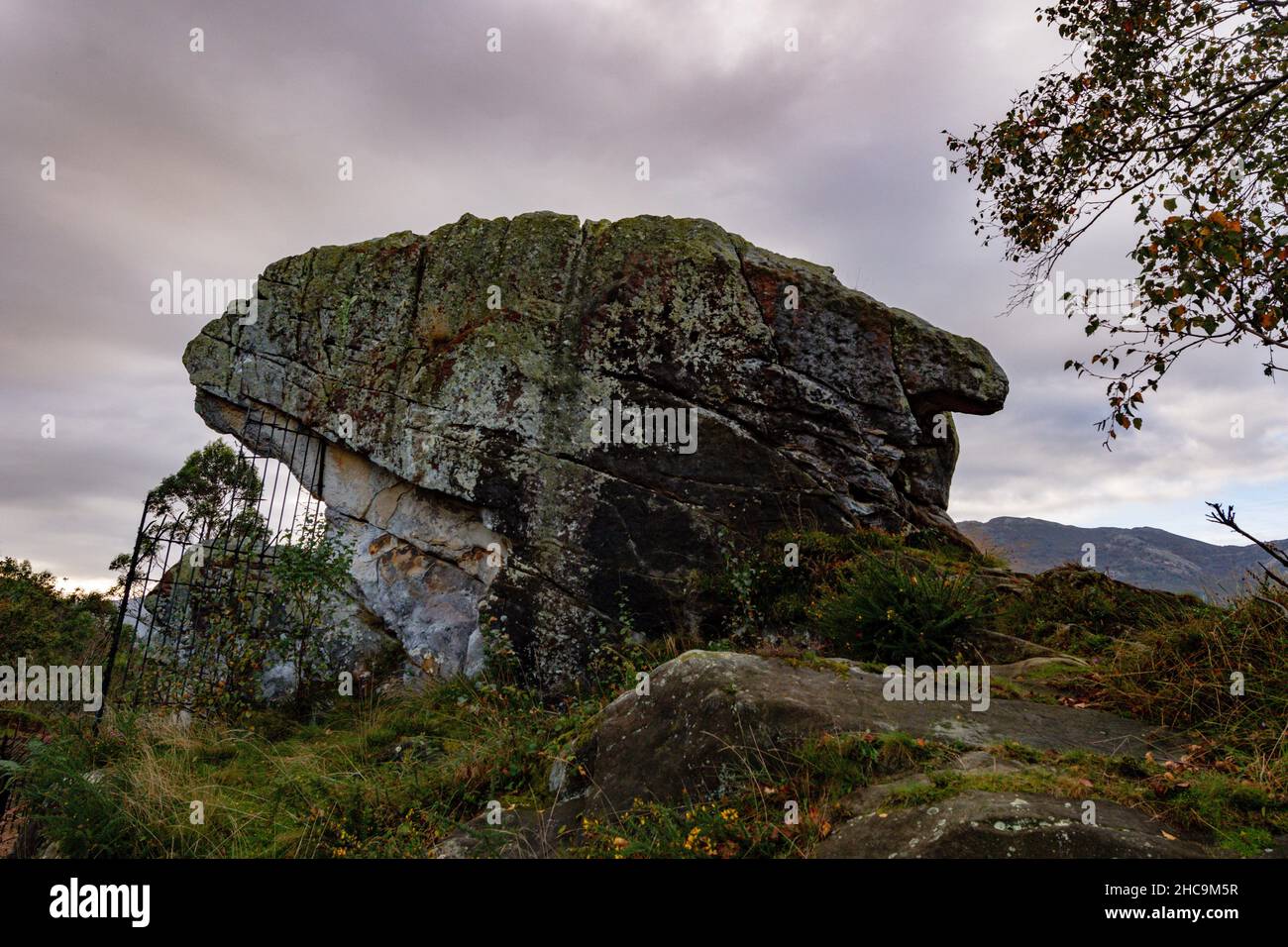 Prehistoric idol of La Pena de Tu, Asturias Stock Photo - Alamy