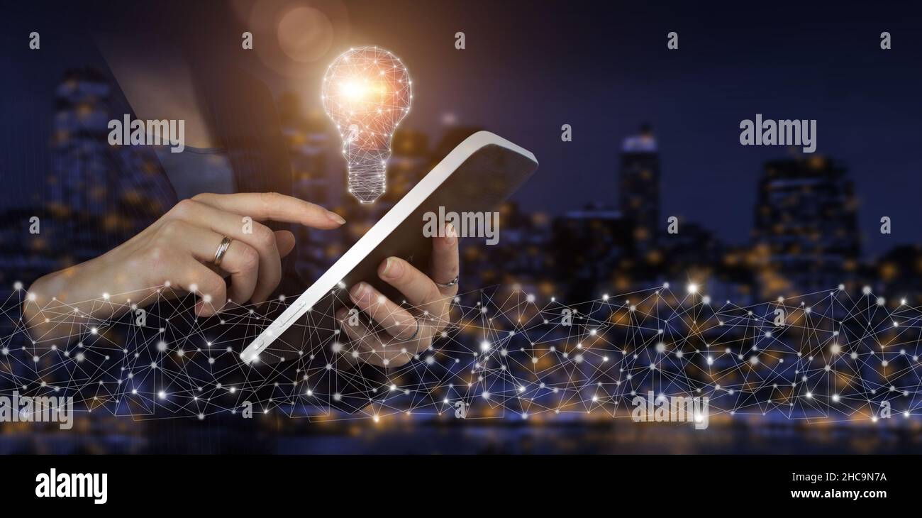 Success touch hi-res stock photography and images - Alamy