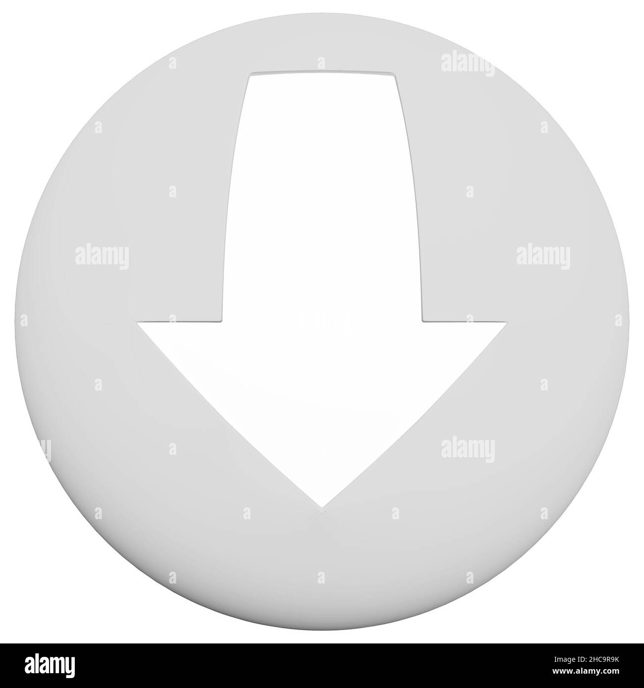 3d sphere white hi-res stock photography and images - Alamy