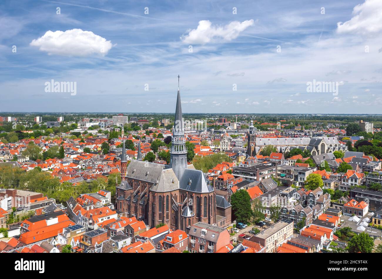 Aerial view gouda netherlands hi-res stock photography and images - Alamy