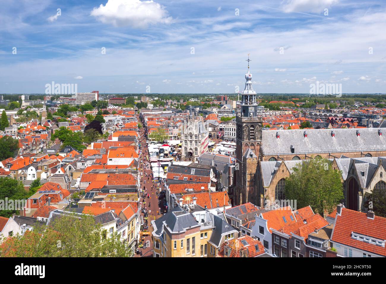 Aerial view gouda netherlands hi-res stock photography and images - Alamy