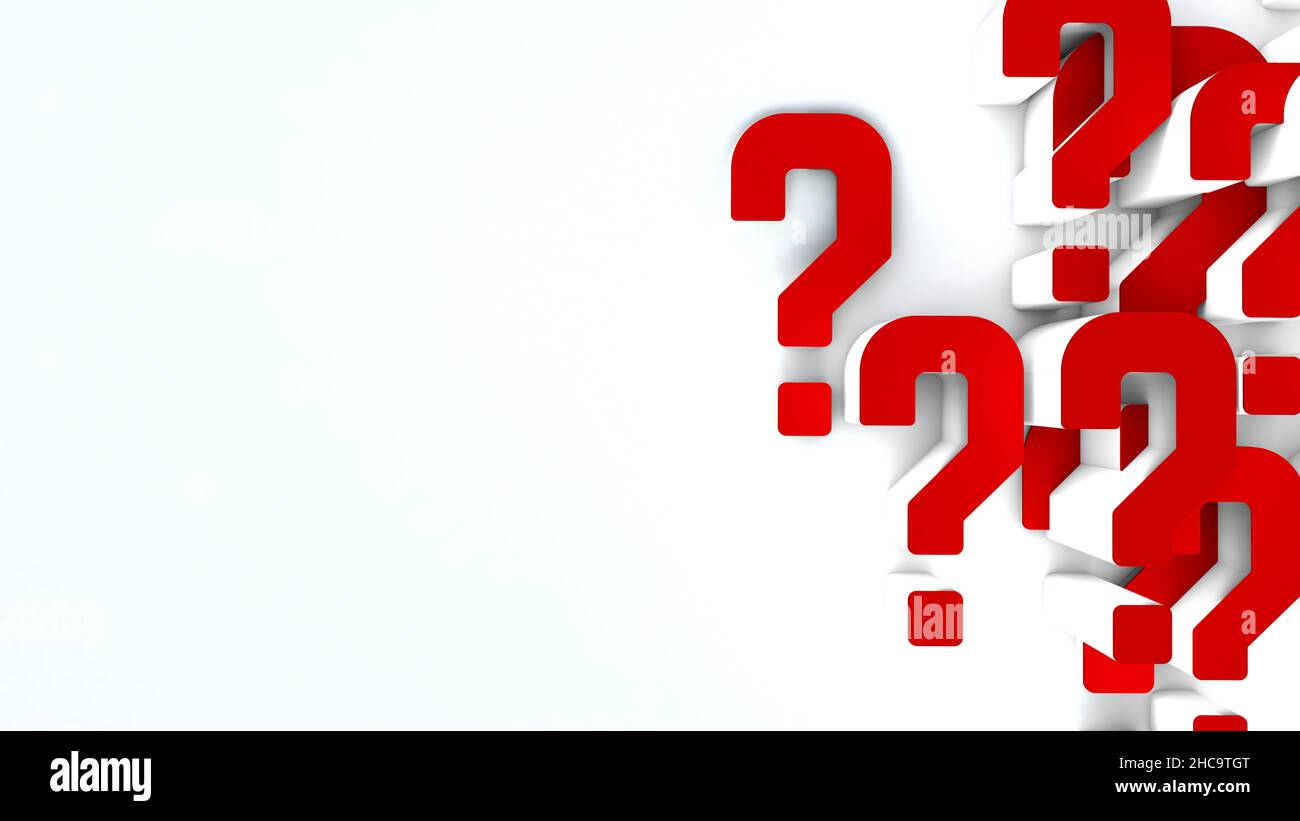 Question marks and idea Stock Photo - Alamy