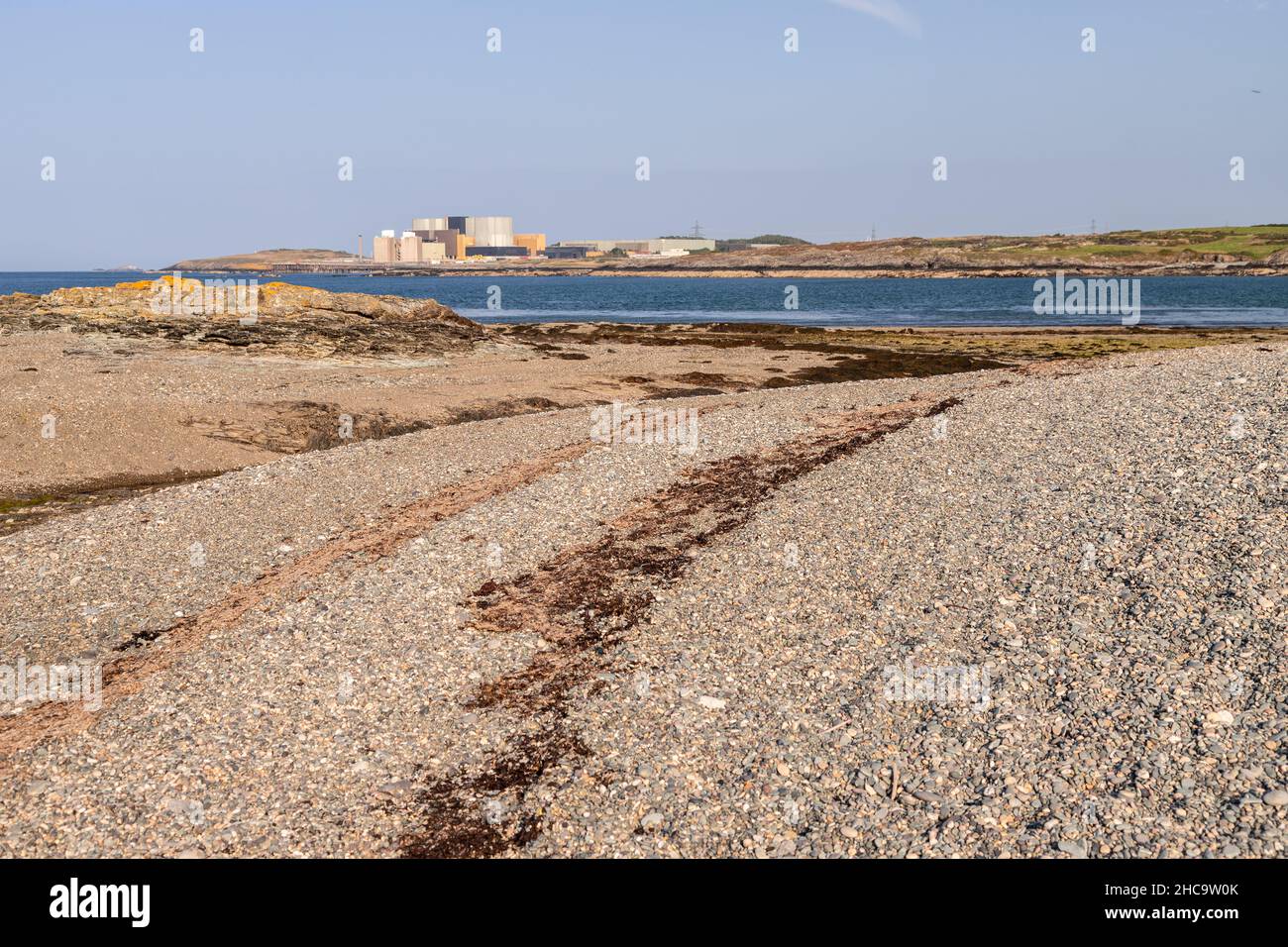 Wylfa magnox nuclear power plant, Anglesey, North Wales Stock Photo - Alamy