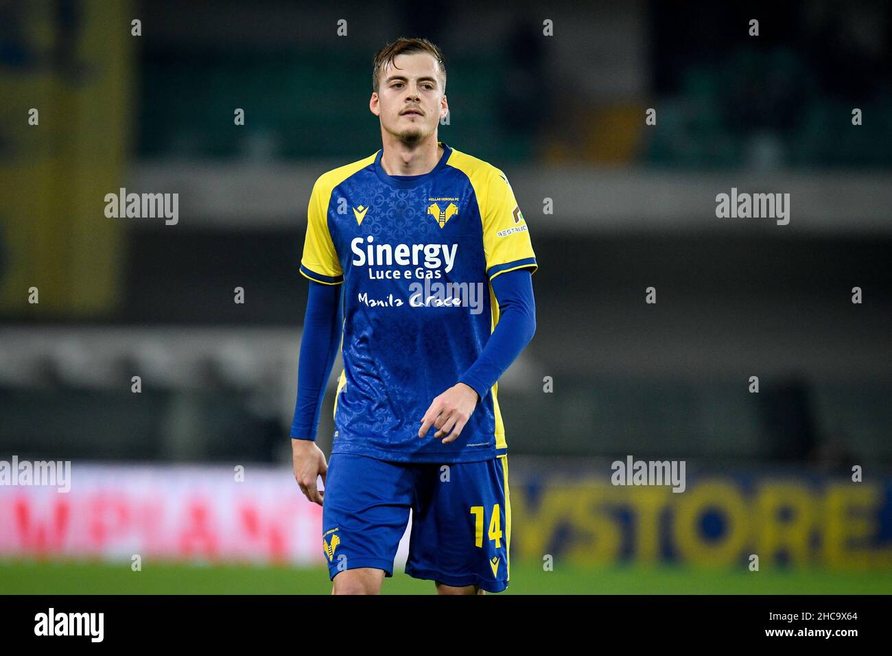 Marcantonio Bentegodi stadium, Verona, Italy, December 22, 2021, Verona ...