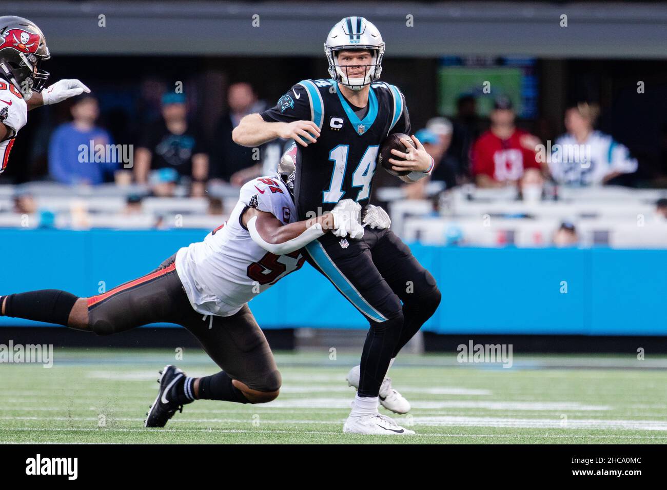 Charlotte, NC, USA. 26th Dec, 2021. Tampa Bay Buccaneers inside ...