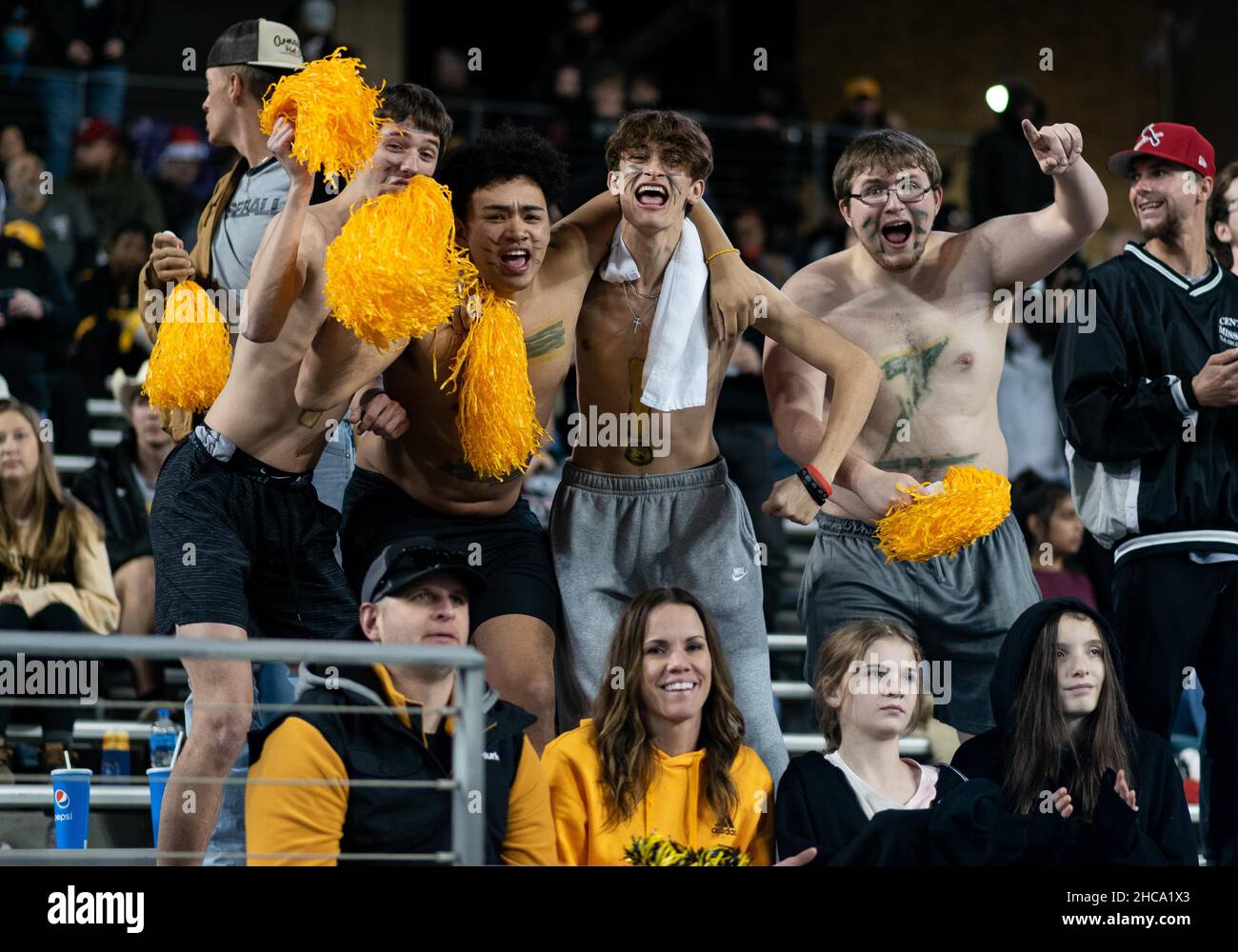 December 22 2021: Missouri Tigers fans during the 2nd half the NCAA ...