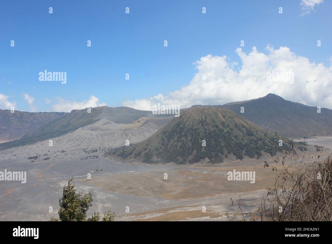 View of Bromo Tengger Semeru National Park seen from Seruni Point, one ...