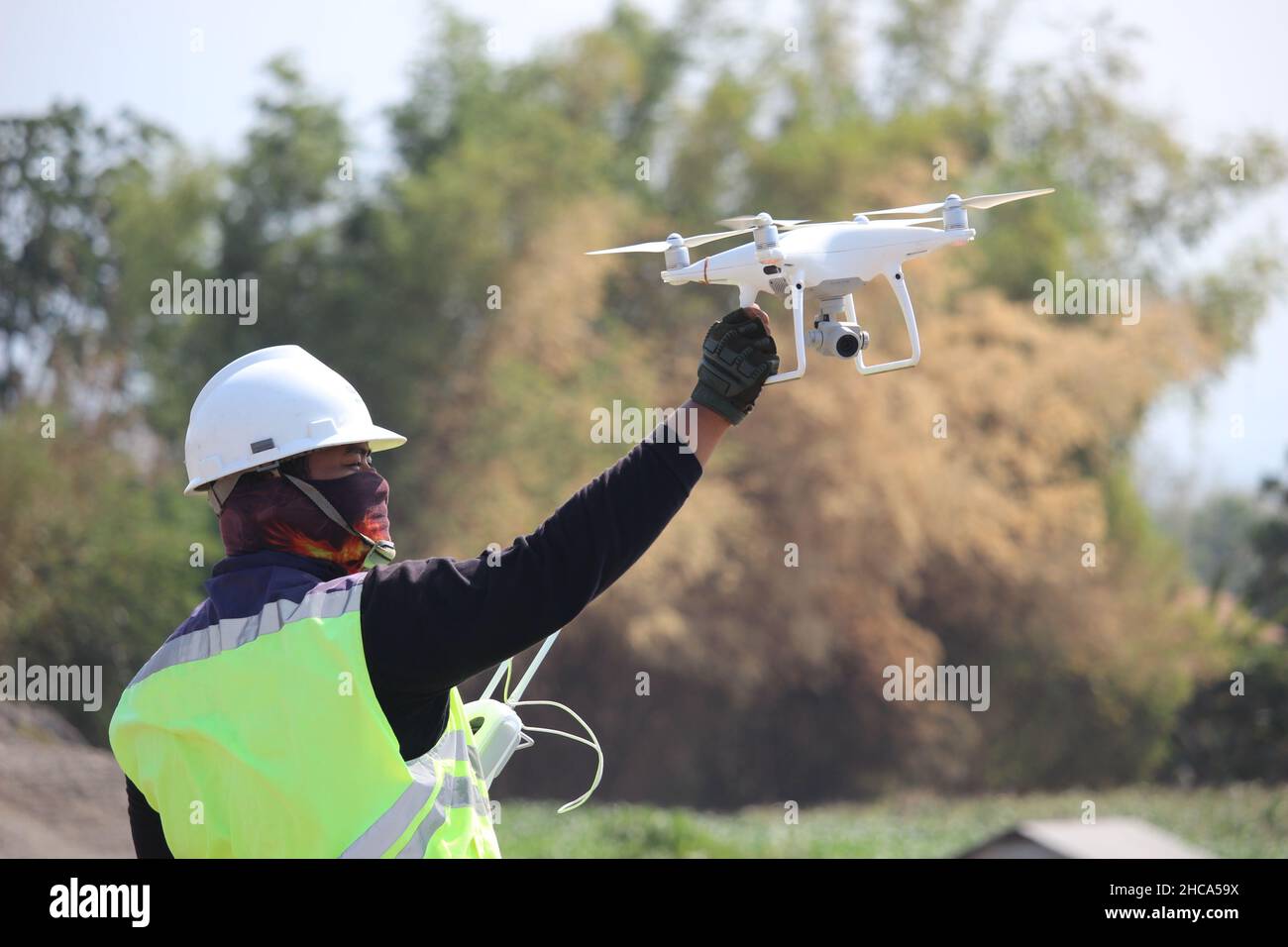Aerial helicopter survey hi-res stock photography and images - Alamy
