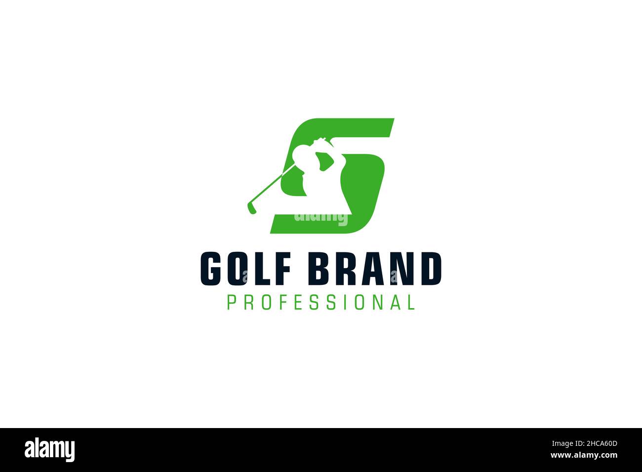 Letter S for Golf logo design vector template, Vector label of golf ...