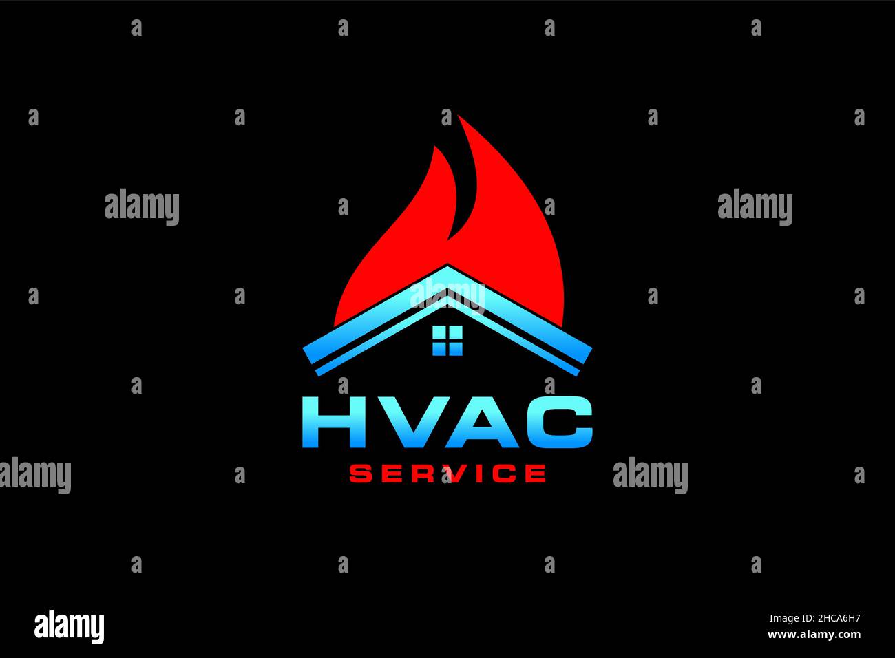 HVAC icons. Heating, ventilating and air conditioning Stock Vector ...
