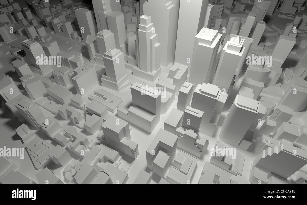 Miniature town small city from paper Stock Photo - Alamy