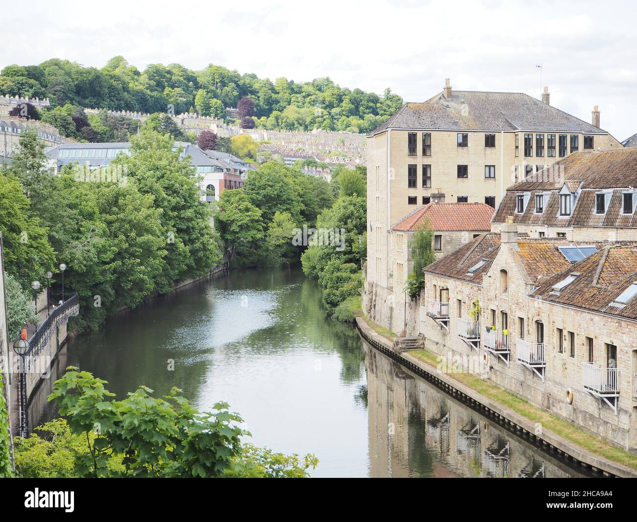 Beautiful shot of the river Avon during the day in Bristol, UK Stock ...