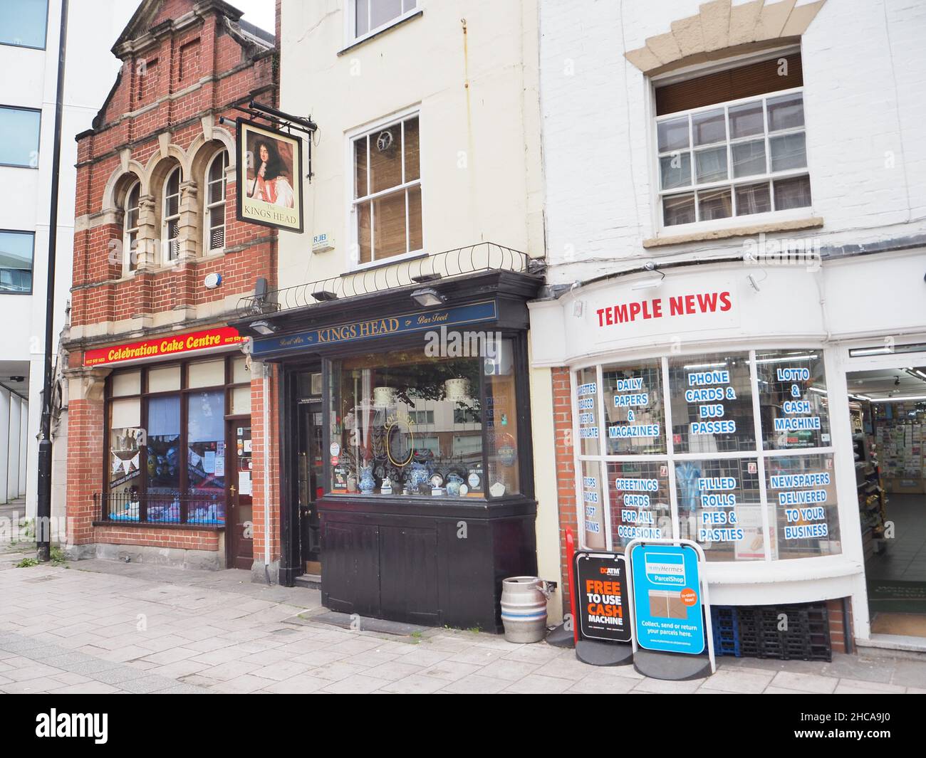 Beautiful shot of some shops during the day in Bristol, UK Stock Photo ...
