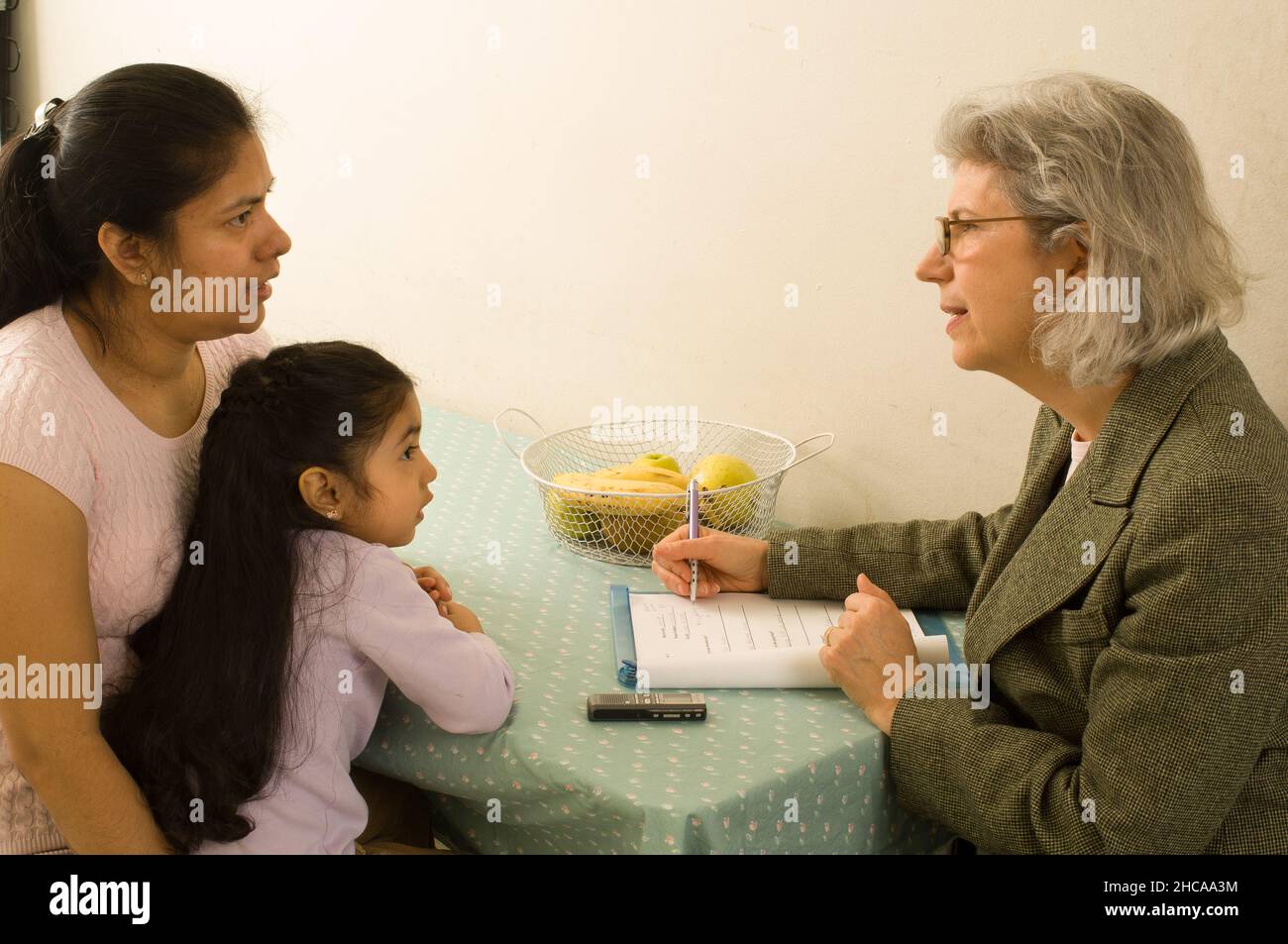 Researcher interview child hi-res stock photography and images - Alamy