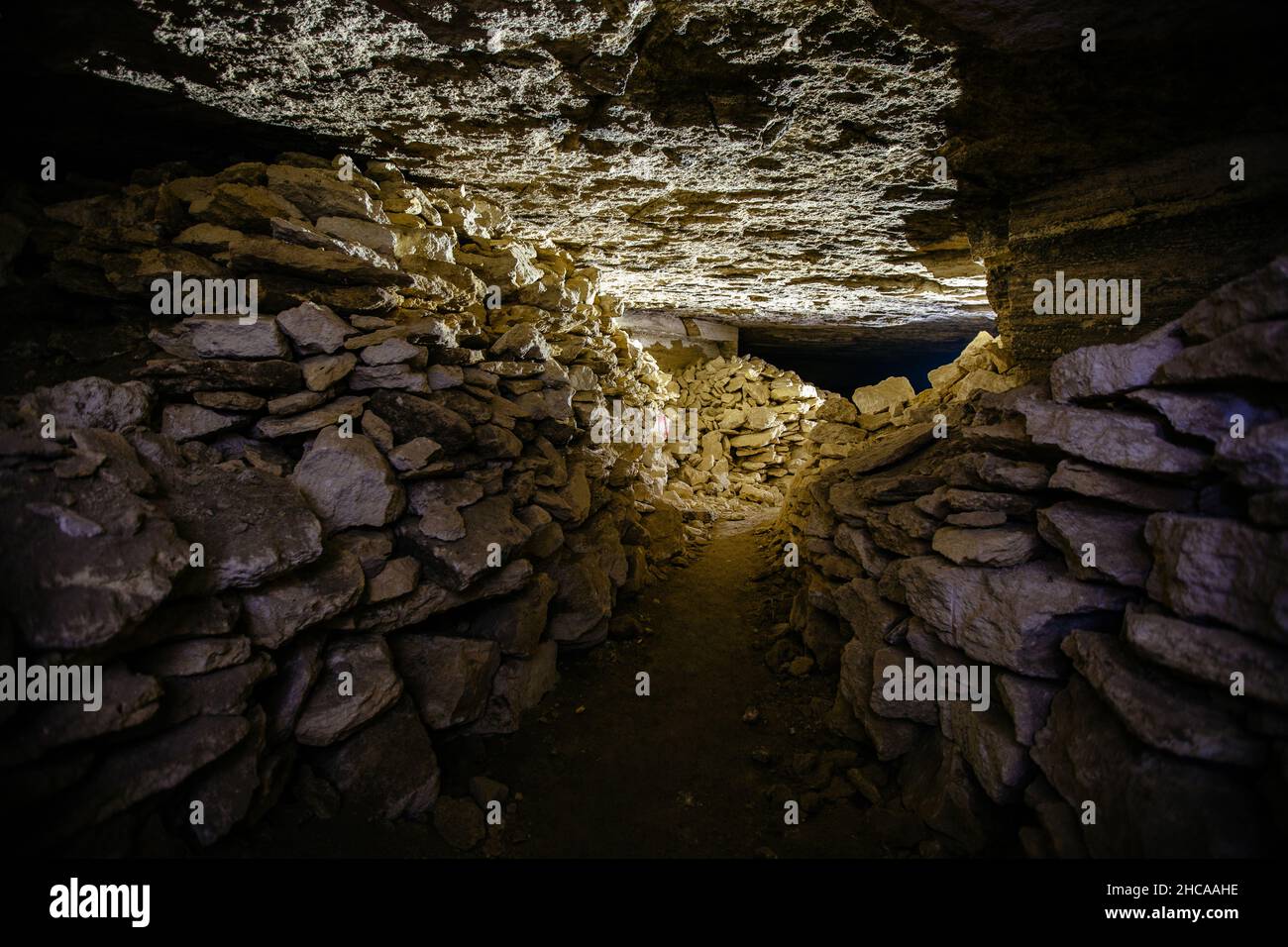 Old abandoned limestone mine in Kerch, Crimea Stock Photo - Alamy