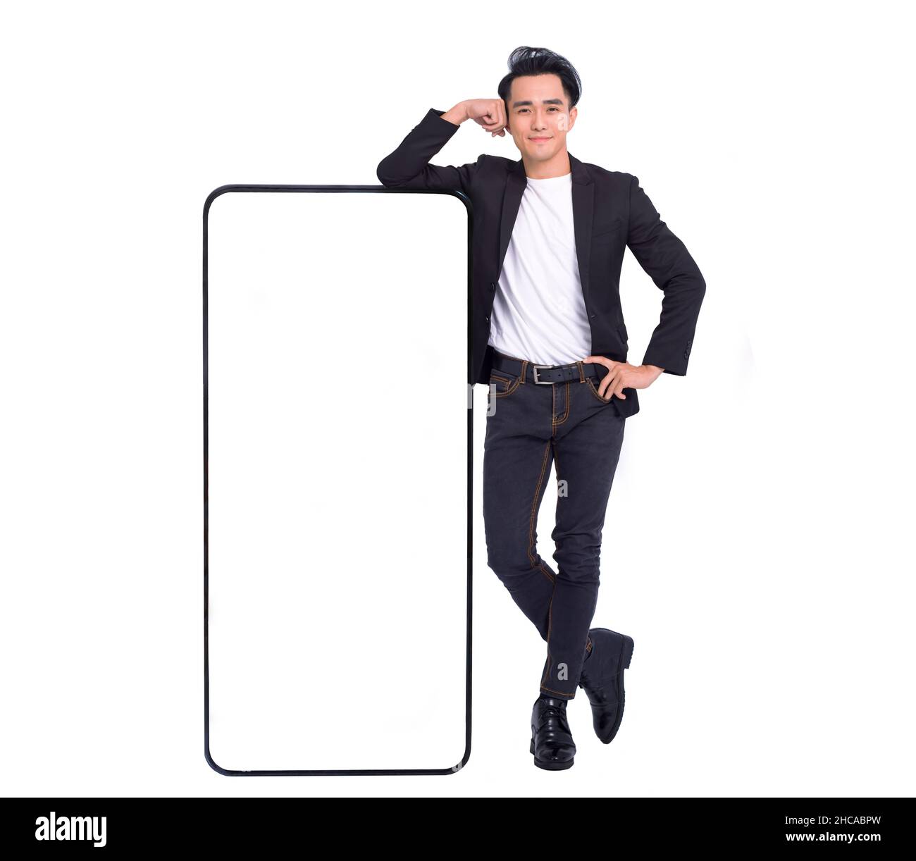 Handsome young white man Cut Out Stock Images & Pictures - Alamy