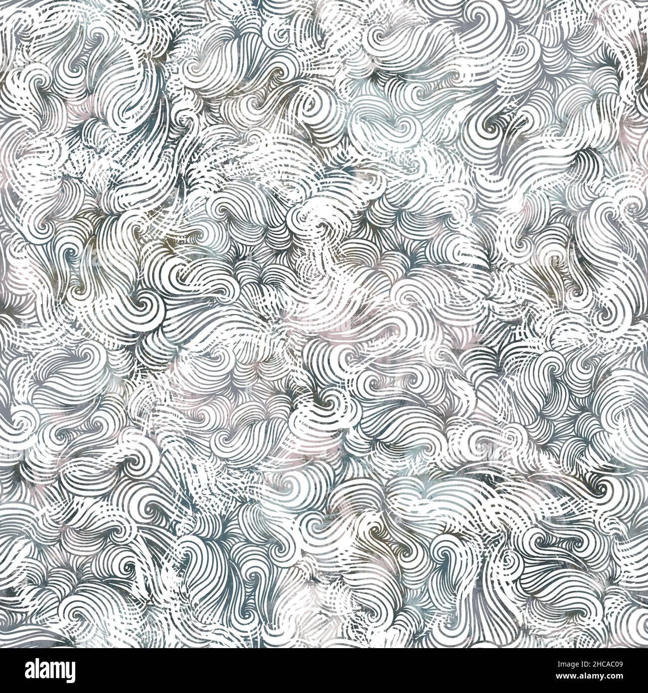 Seamless neutral and white grungy classic abstract surface pattern ...