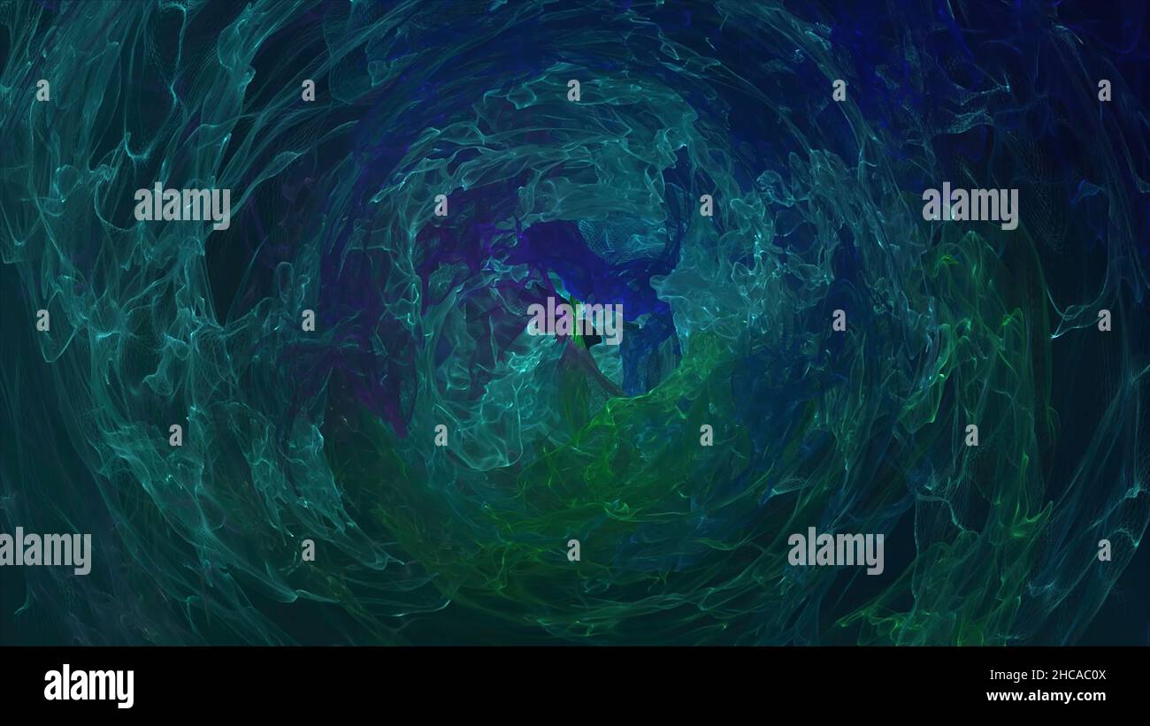 Abstract Motion Background Explosion With Particles And Sphere. Atom ...