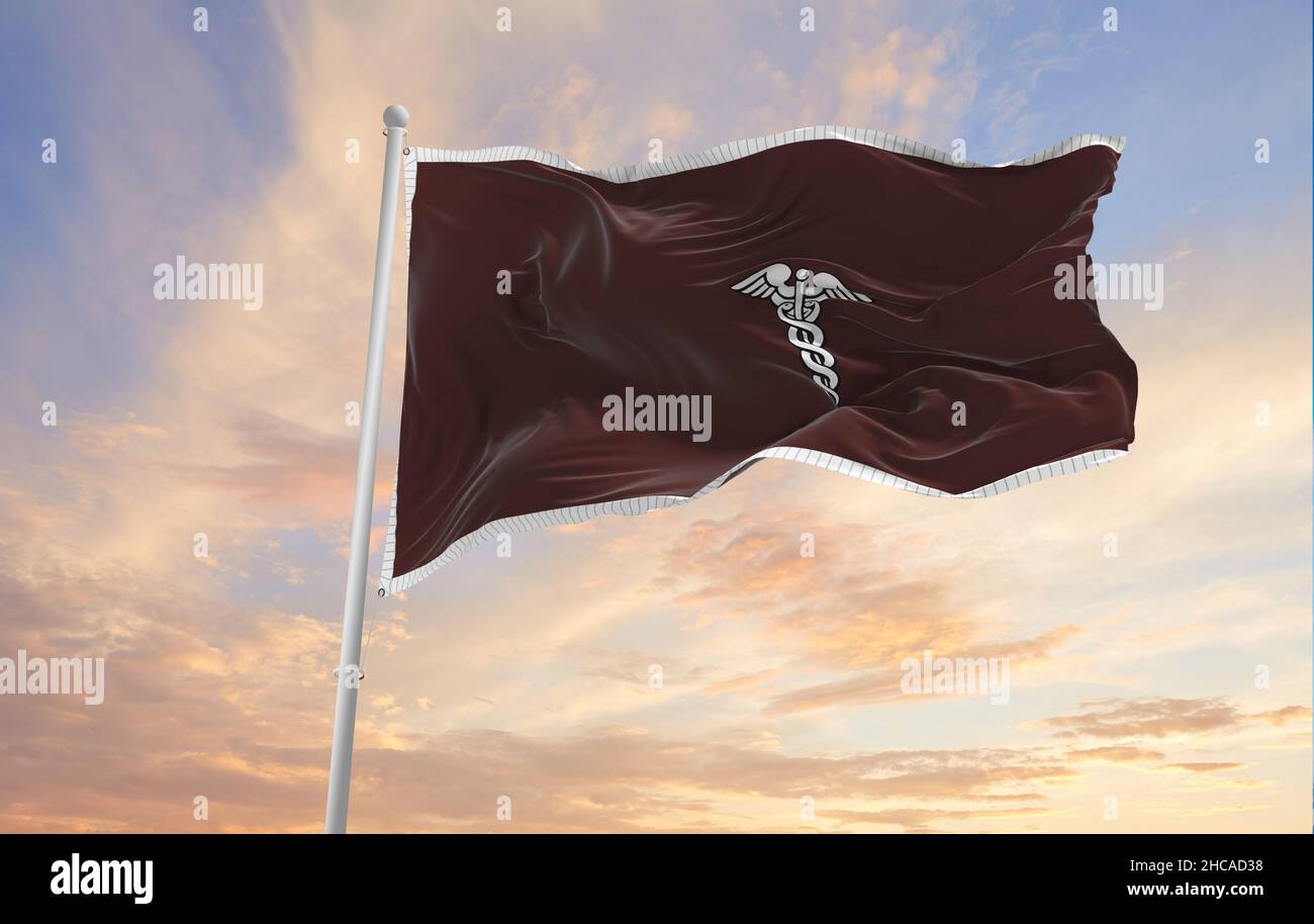 Minsk, Belarus - May, 2021: flag of Surgeon General of the United ...