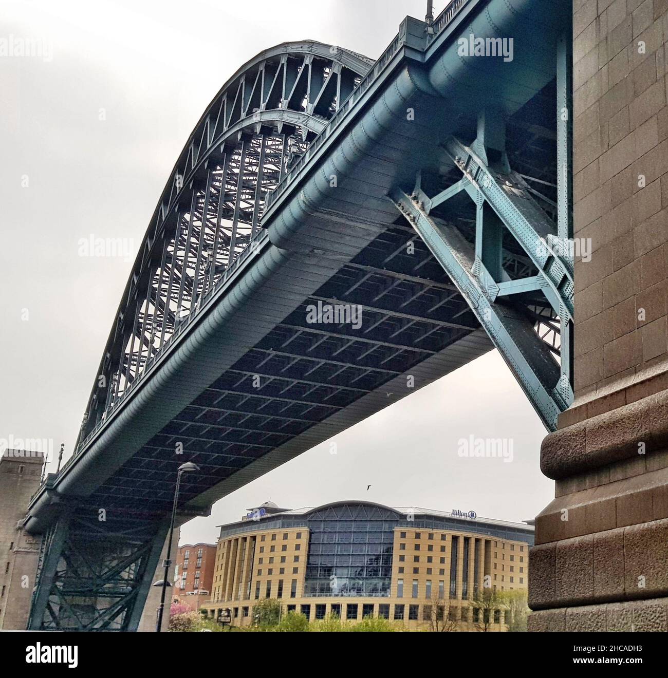 View of Tyne bridge from below in the United Kingdom Stock Photo - Alamy