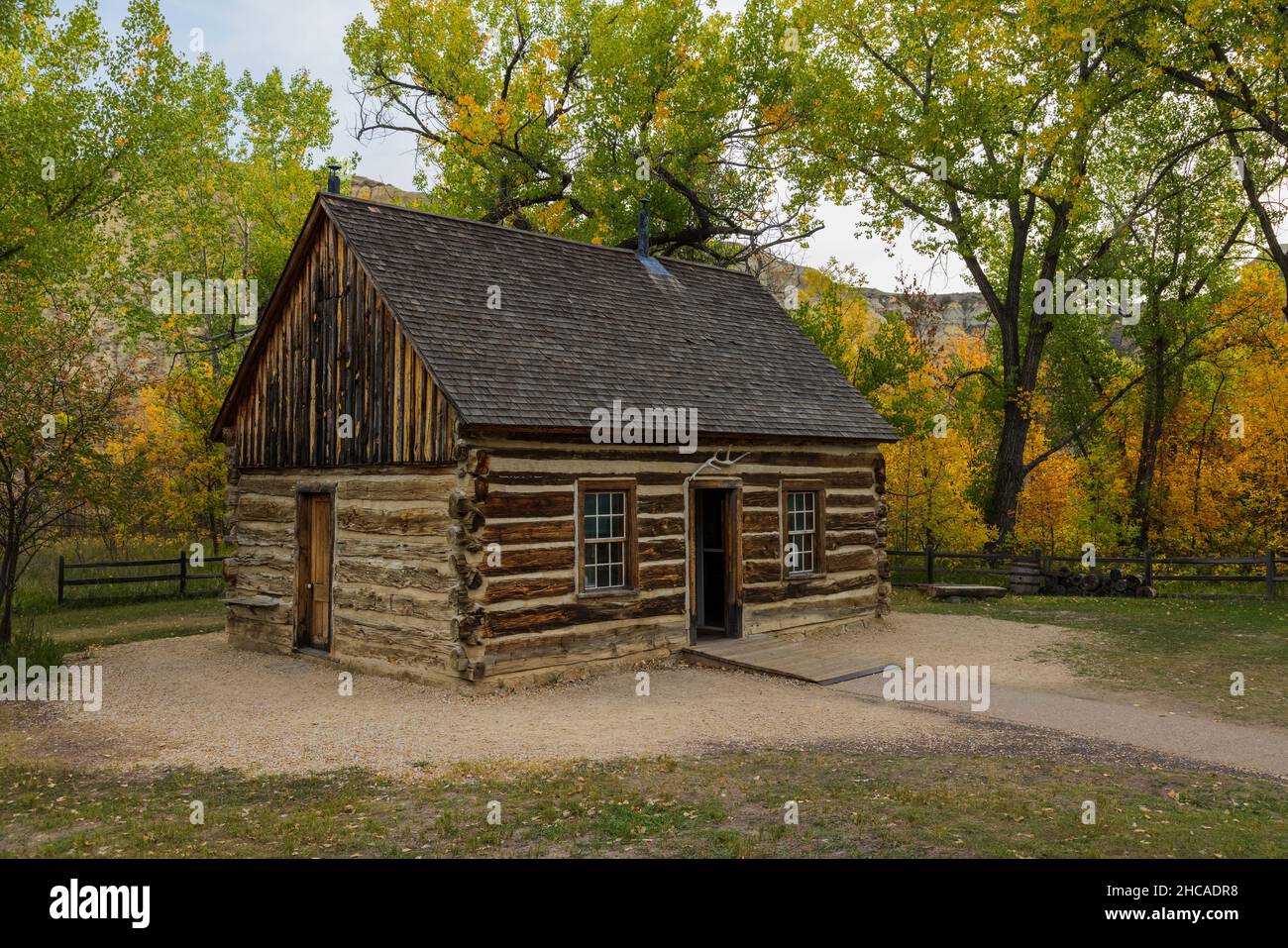 Maltese Cross Cabin in Theodore Roosevelt National Park, North Dakota ...