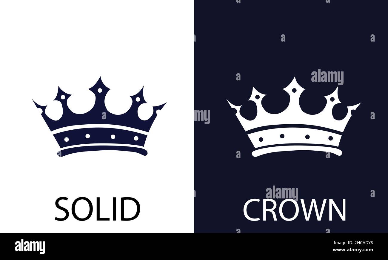 The crown of the ruler of the state is executed in a solid style. A ...