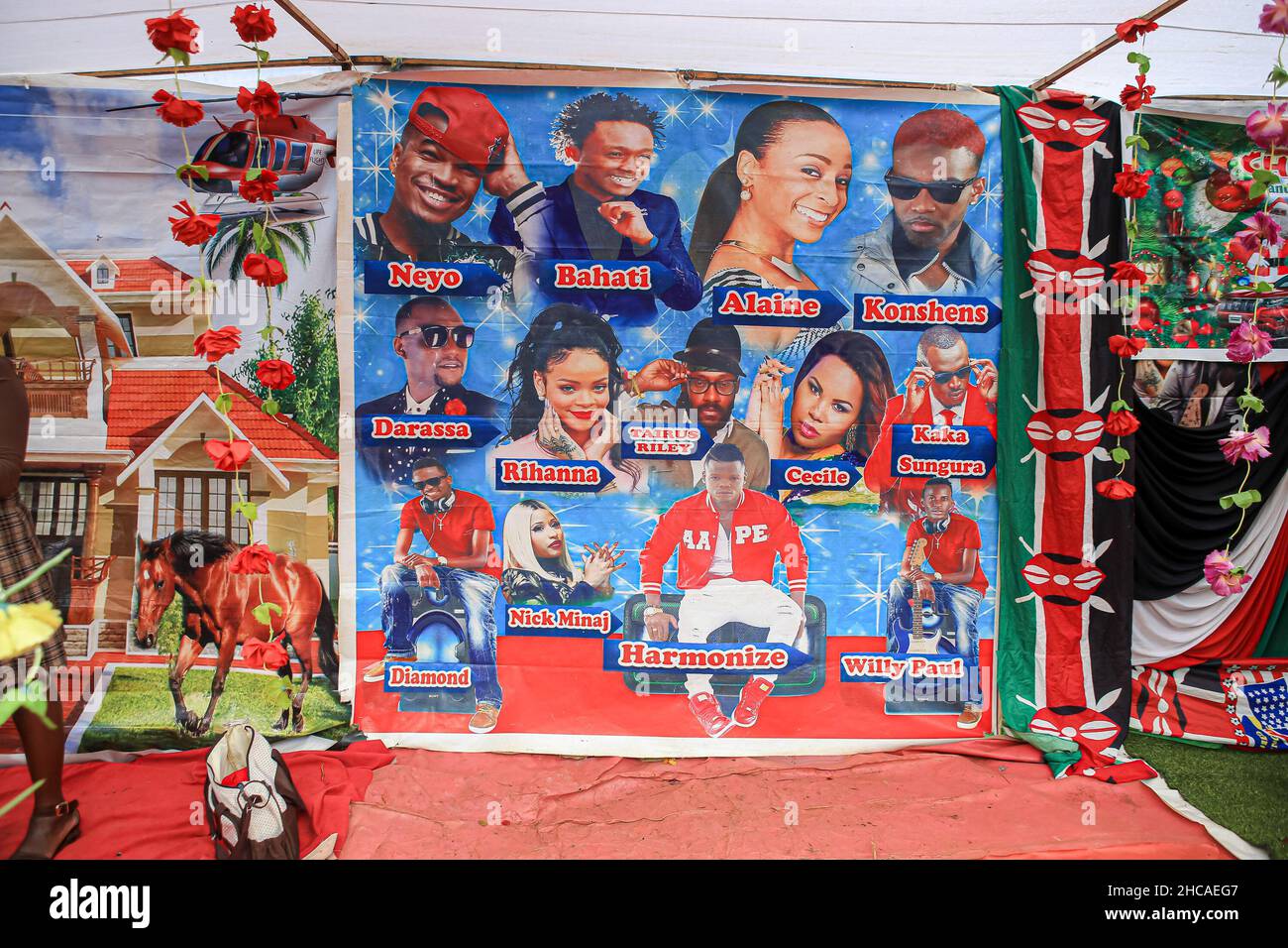 Kenyan families hi-res stock photography and images - Alamy