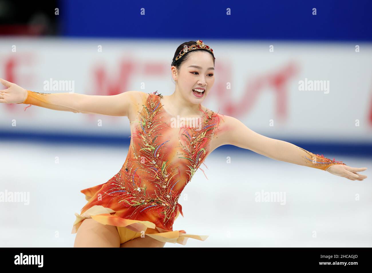 Saitama, Japan. 25th Dec, 2021. Wakaba Higuchi Figure Skating : Japan Figure Skating ...