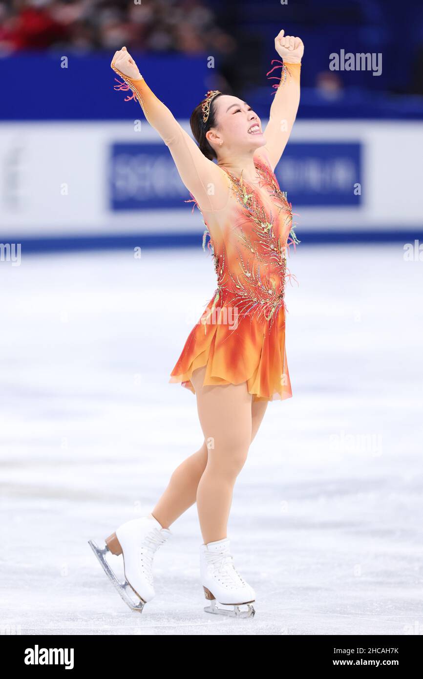 Saitama, Japan. 25th Dec, 2021. Wakaba Higuchi Figure Skating : Japan Figure Skating ...