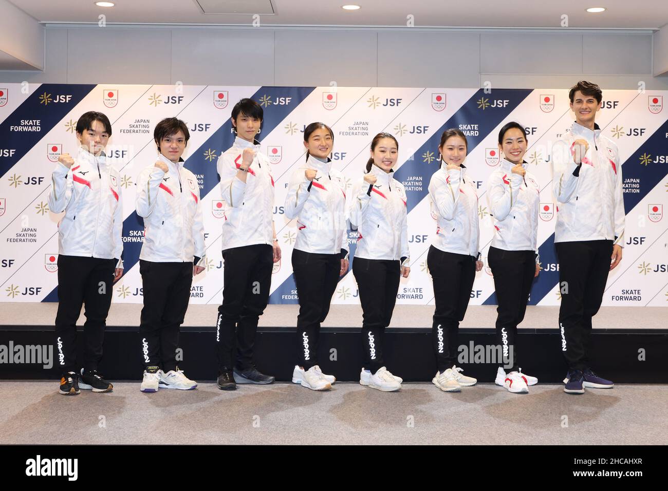Saitama, Japan. 26th Dec, 2021. (L to R) Yuma Kagiyama, Shoma Uno ...
