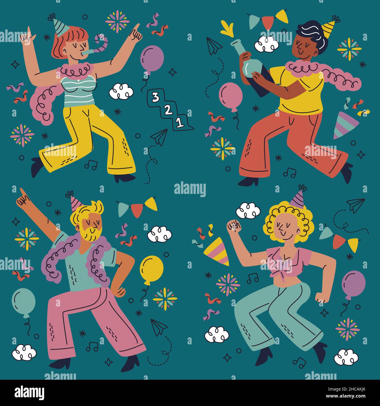 Party sticker hi-res stock photography and images - Alamy